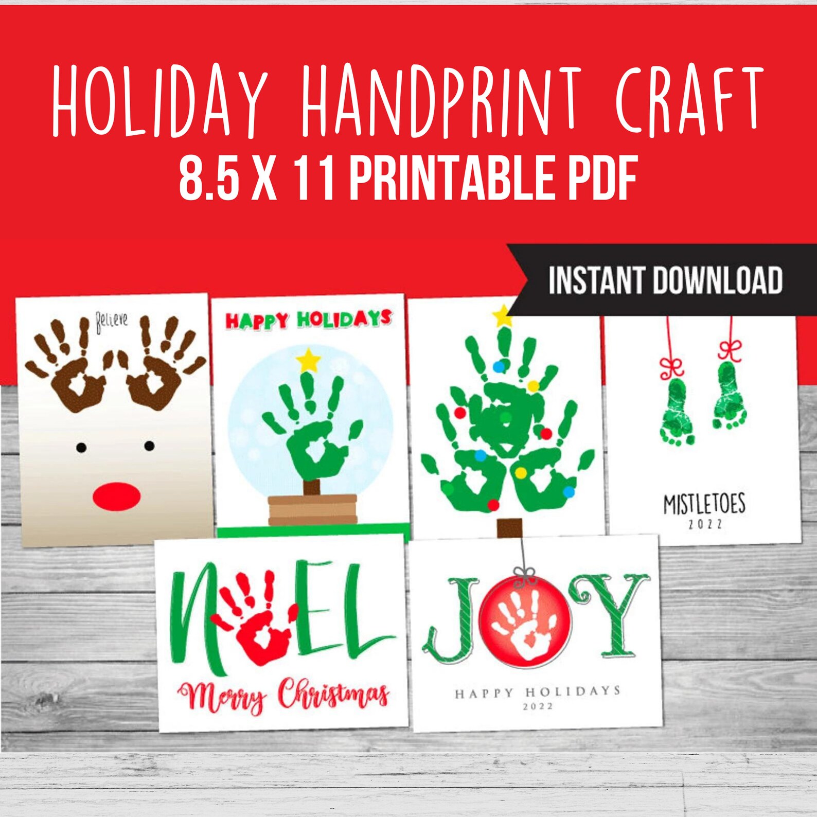 Christmas Handprint Craft Christmas Crafts for Kids Christmas Handprint ...