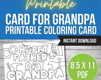 Instant Download - DIY Father's Day Rotating Card. Children's Father's ...