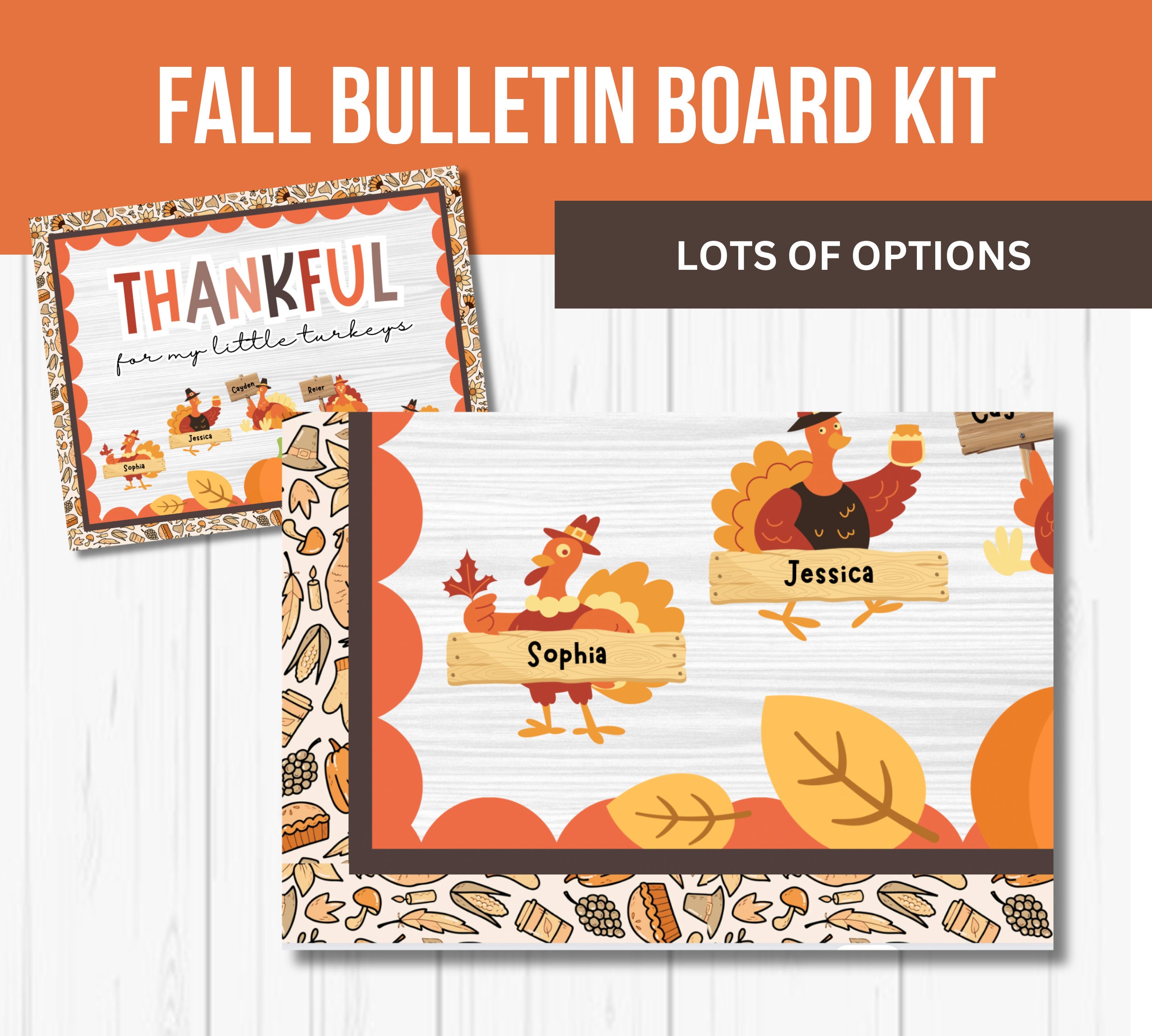 Fall Bulletin Board Kit, Classroom Door Decor, Easy Autumn Classroom ...