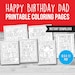 Printable Fathers Day Card, Worlds Best Dad, Happy Fathers Day ...