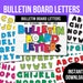 Printable Bulletin Board Letters: Colorful Doodle Alphabet Letters ...
