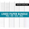 Printable Graph Paper Bundle, Grid Paper, Graph Paper, Colored ...