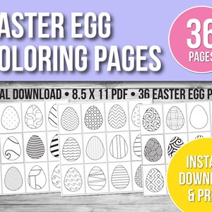 Easter Craft, Easter Eggs, Easter Coloring Pages, Easter Egg Coloring ...