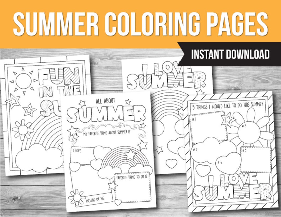Printable Coloring Pages Activity, Kids Coloring Activity, Craft for ...