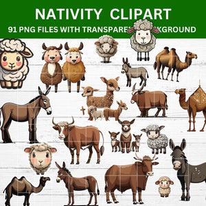 Nativity Scene Clipart, Printable Nativity, Nativity Clipart, Christian ...
