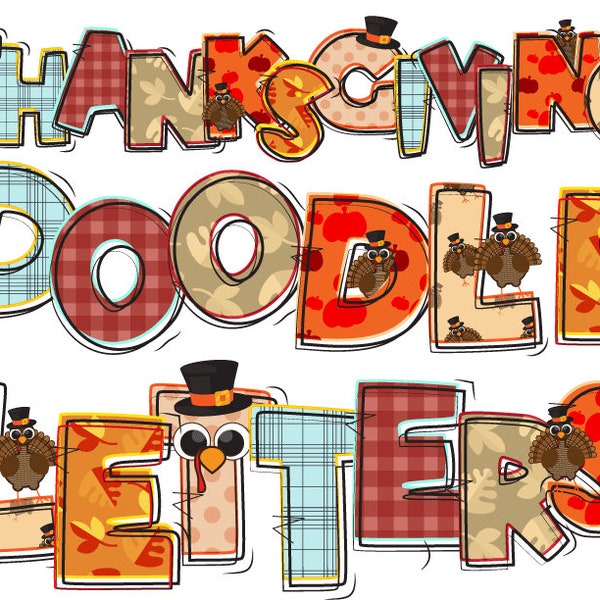 Thanksgiving Letters - Etsy