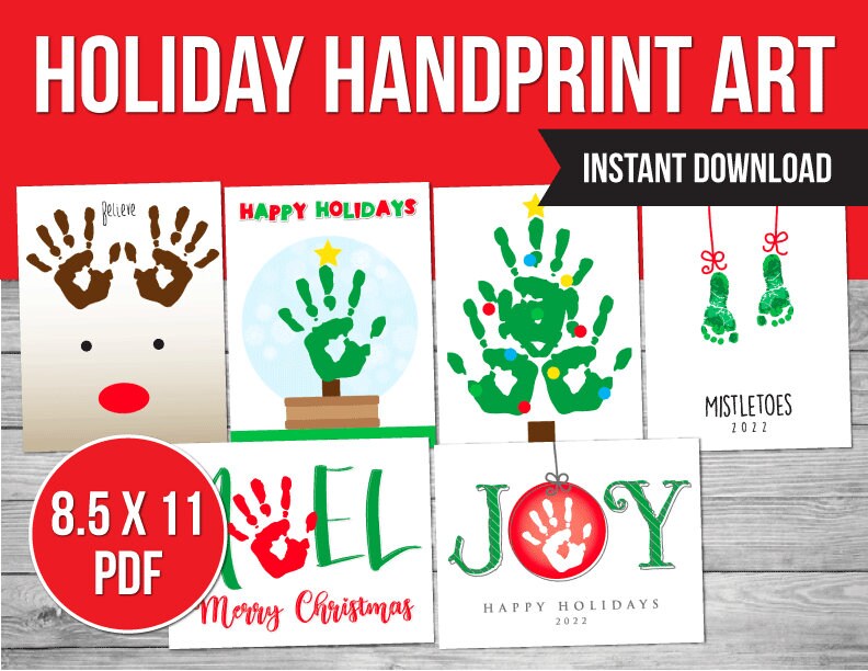 Christmas Handprint Craft Christmas Crafts for Kids Christmas Handprint ...