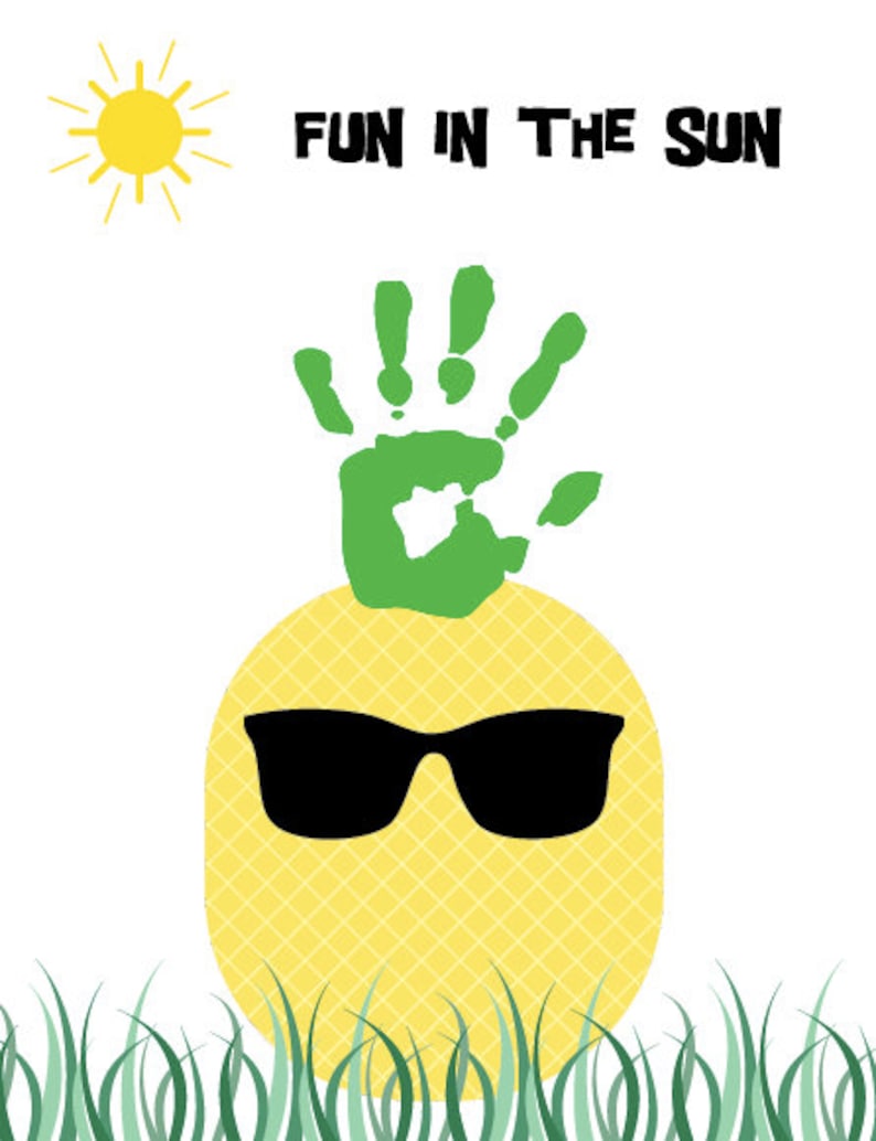 Handprint Activity Printable Keepsake Art Spring Classroom - Etsy