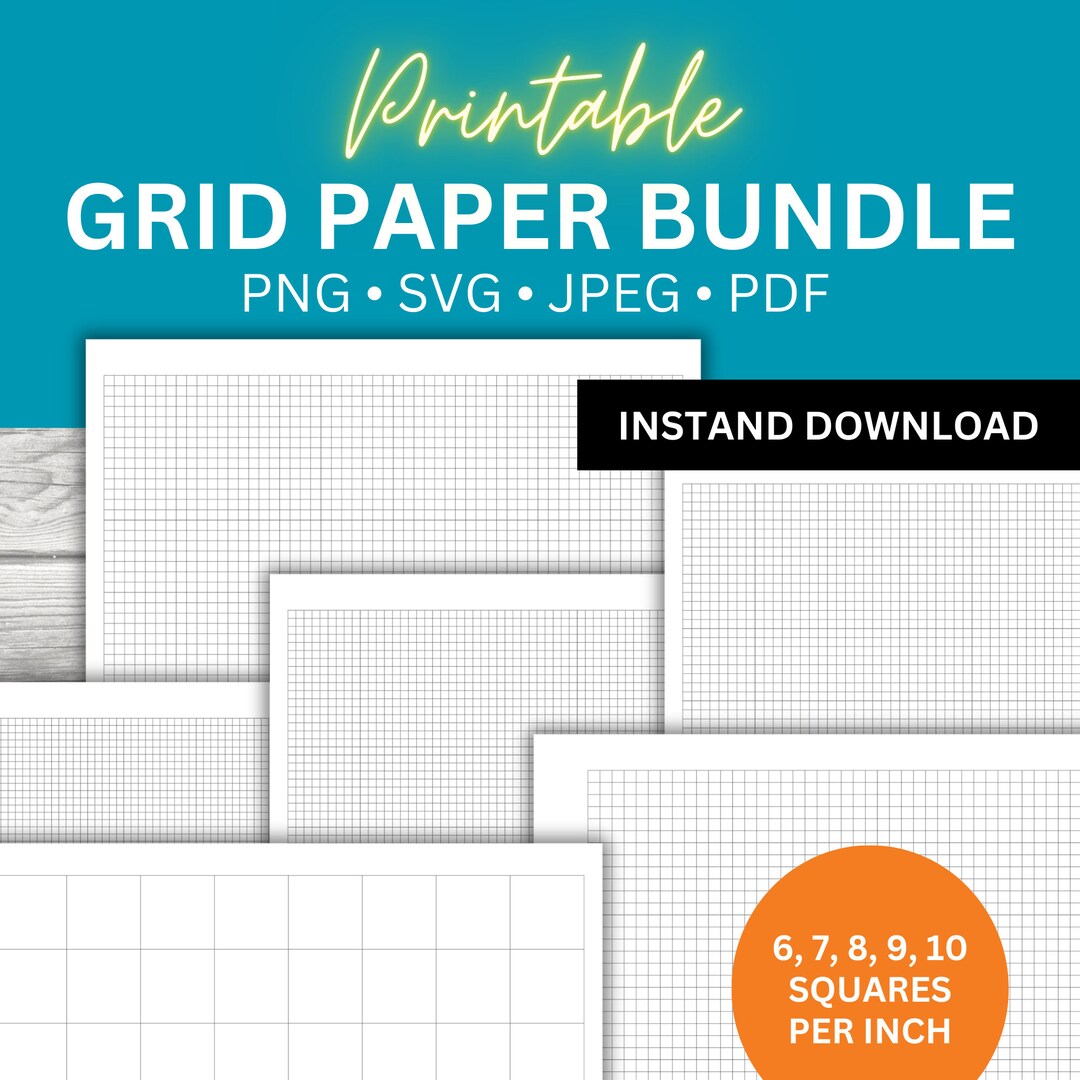Printable Graph Paper, Graph Paper Printable, Printable Grid Paper ...