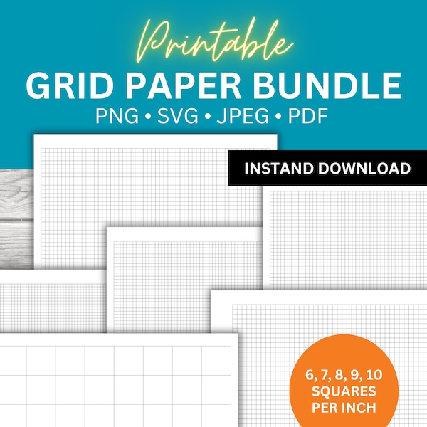 Graph Paper Svg - Etsy
