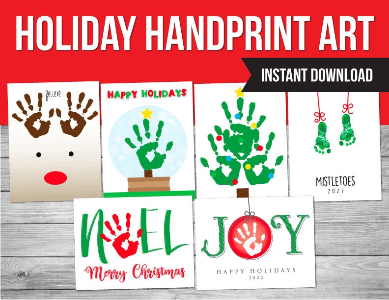 Christmas Handprint Craft Christmas Crafts for Kids Christmas Handprint ...