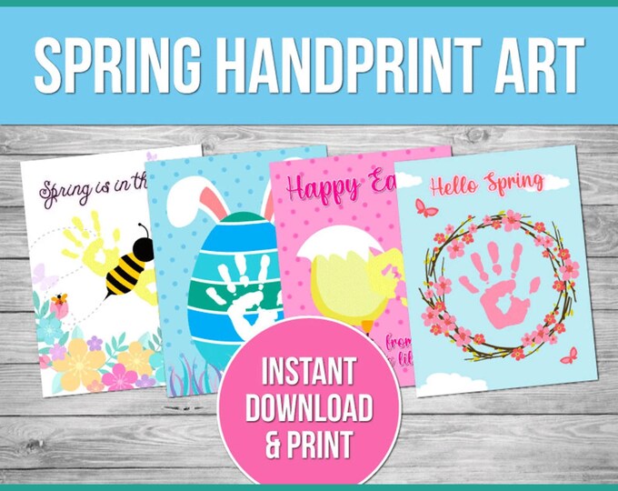 Five Little Flowers Handprint Art, Preschool Spring Activity, 5 Little ...