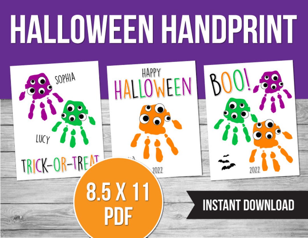 Halloween Handprint Craft Bundle | Preschool Craft | Craft for Kids ...