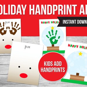 Christmas Handprint Craft | Christmas Crafts for Kids | Christmas ...