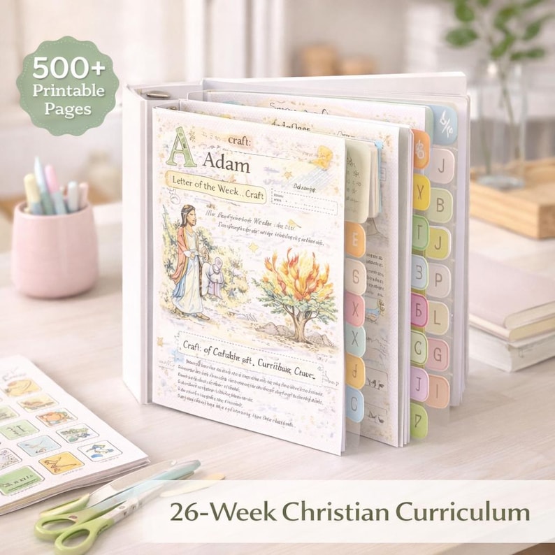 A-Z Bible Curriculum: 26-week Preschool Christian Lesson Plans (500 ...