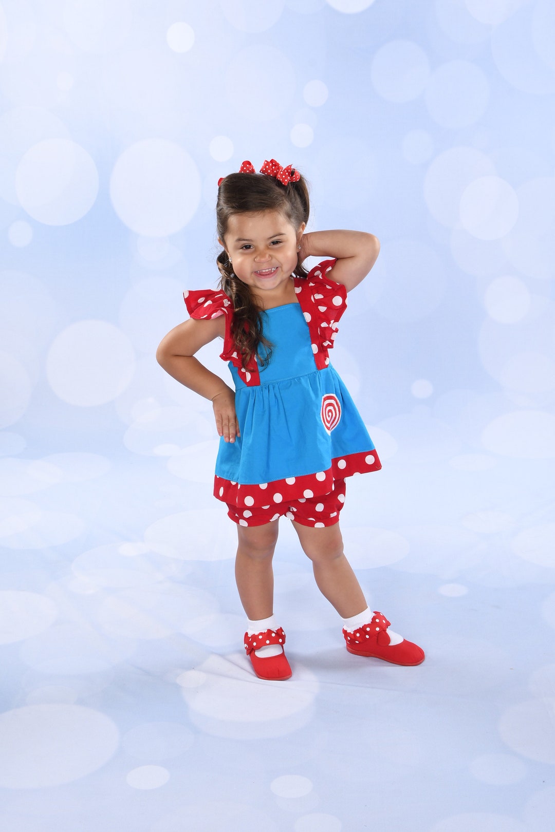 Girls Lollipop Ruffle Dress Birthday Outfit Lollipop Outfit Lollipop ...