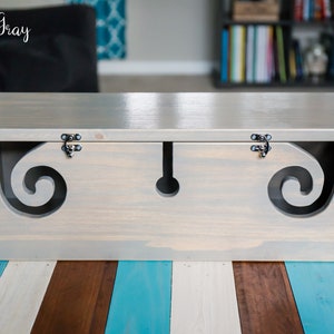 Three-compartment Extra Large Wood Yarn Box With 2 Dividers, Handmade ...