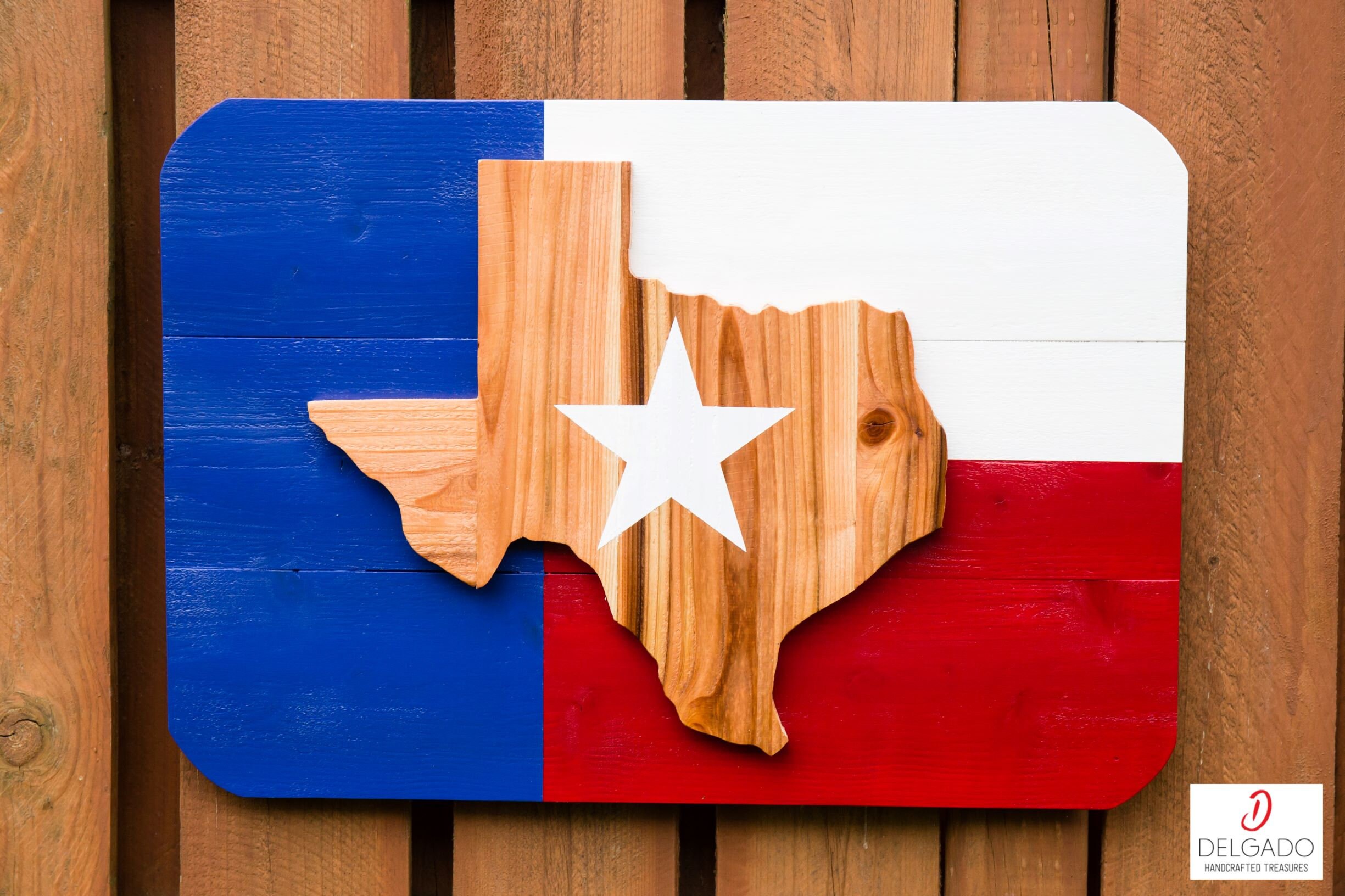 Handmade Texas Flag Sign Wall Art Indoor or Outdoor Cedar - Etsy