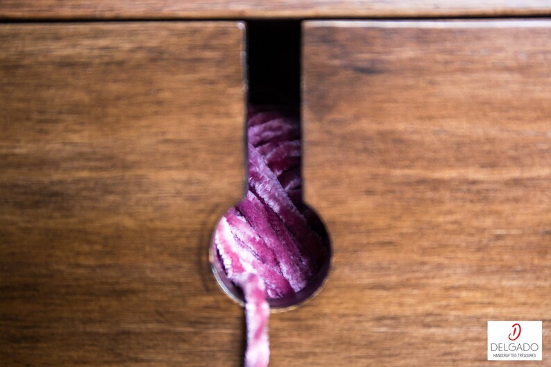 Three-compartment Extra Large Wood Yarn Box With 2 Dividers - Etsy