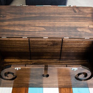 Three-compartment Extra Large Wood Yarn Box With 2 Dividers - Etsy