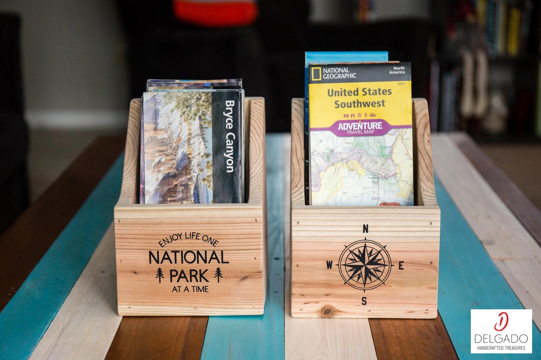 Vertical Map Box Holder, Business Brochure Holder, National Park Map ...