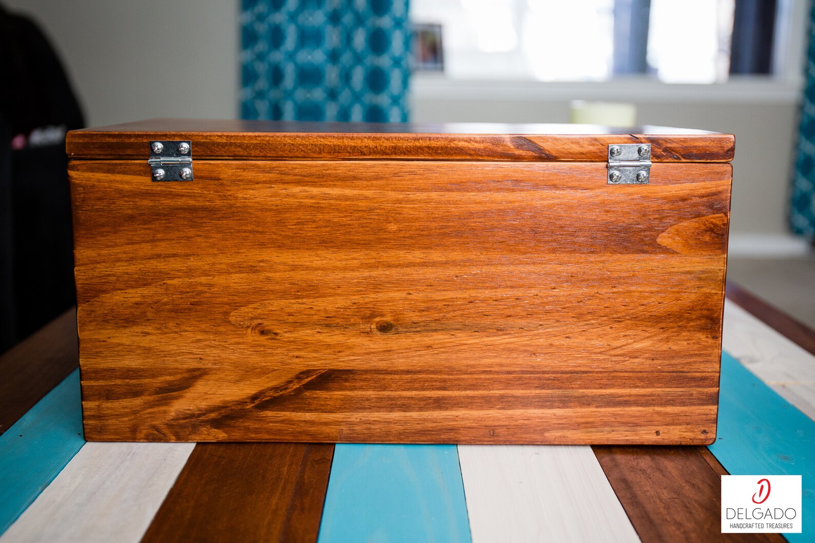 Multipurpose Handmade Wood Yarn Box With Divider Solid Wood - Etsy