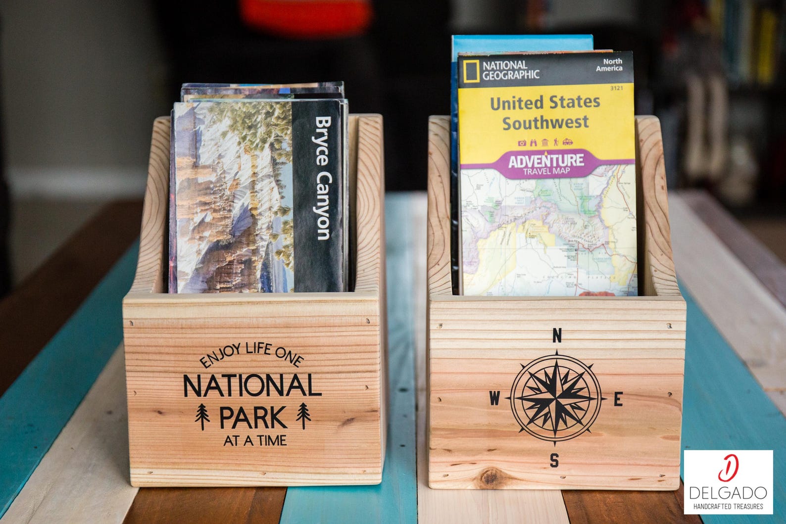 Vertical Map Box Holder, Business Brochure Holder, National Park Map ...