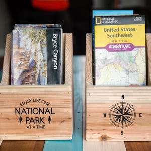 Vertical Map Box Holder, Business Brochure Holder, National Park Map ...