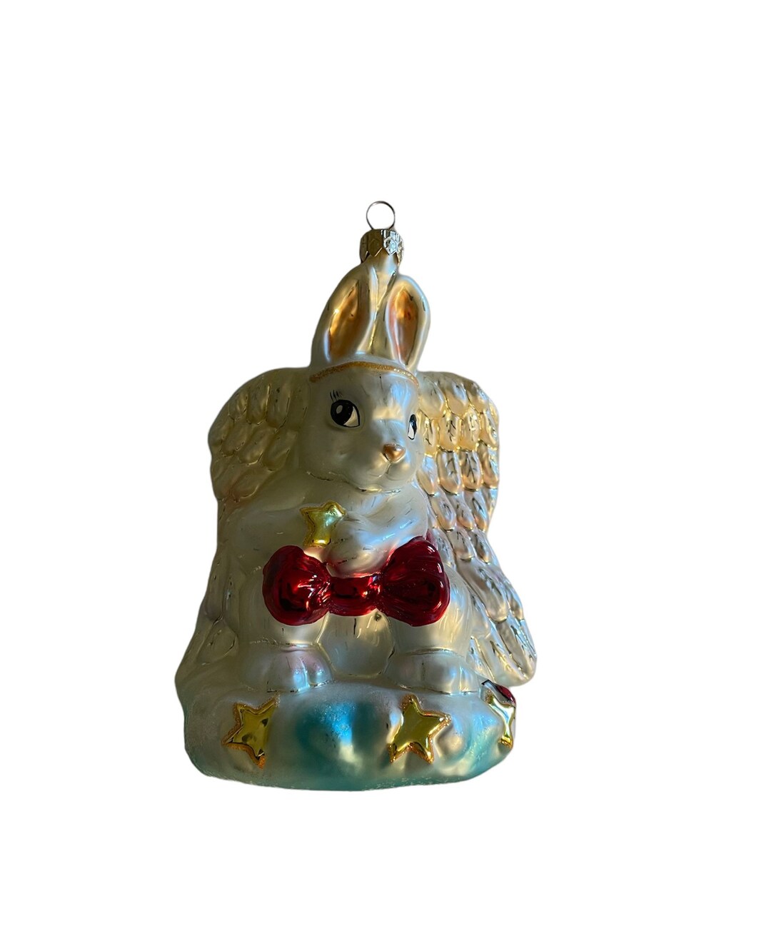Authentic Christopher Radko Rabbit Tree Ornament - Etsy