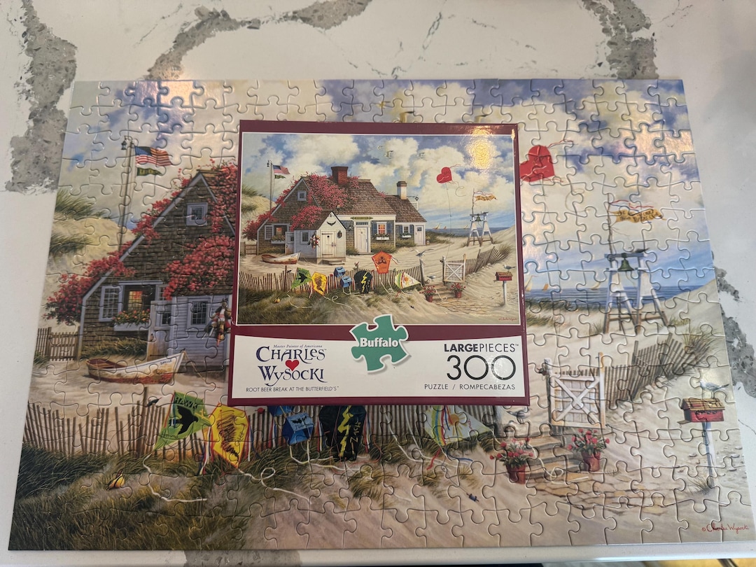 Charles Wysocki Rootbeer Break at the Butterfield’s Jigsaw Puzzle 300 ...