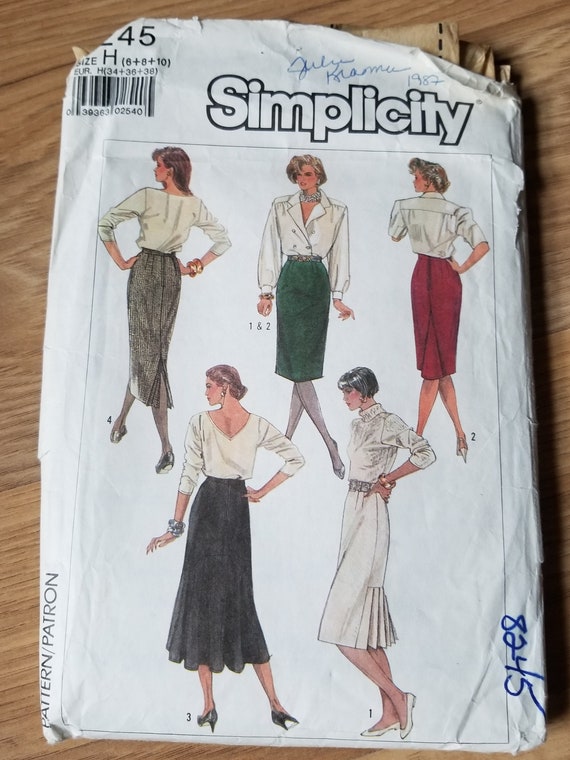 Simplicity Skirt Pattern | Etsy