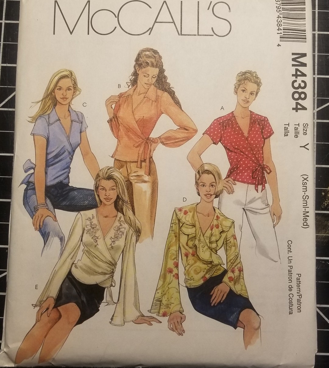 Mccall's Misses Top Pattern - Etsy