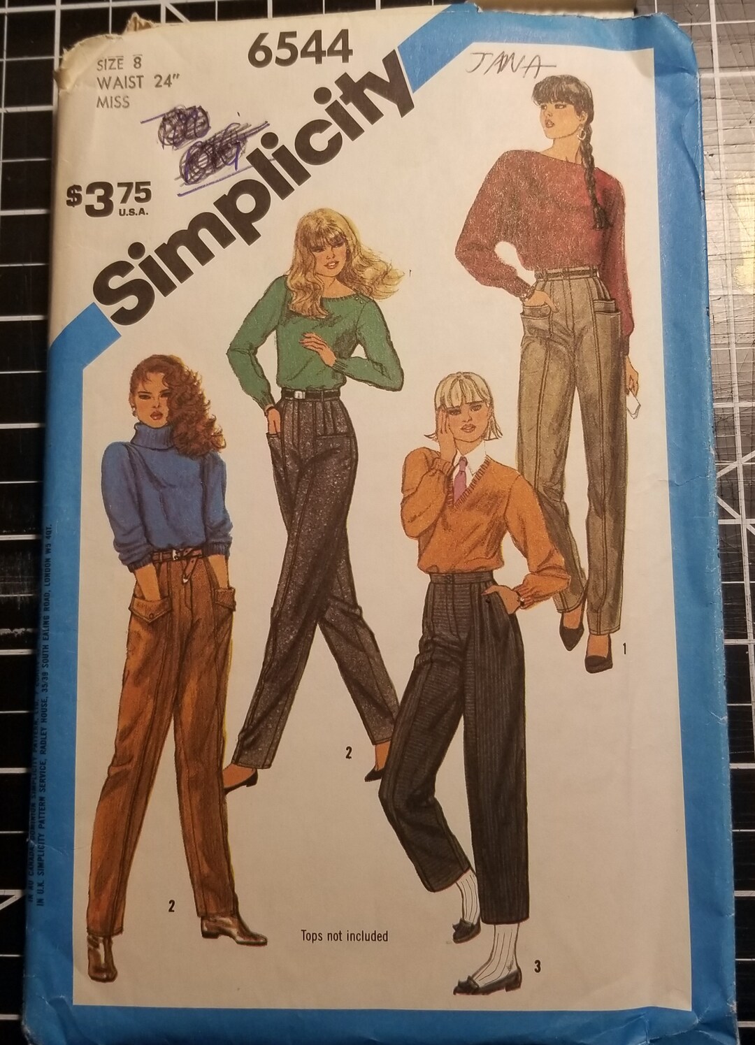 Simplicity Pants Pattern - Etsy