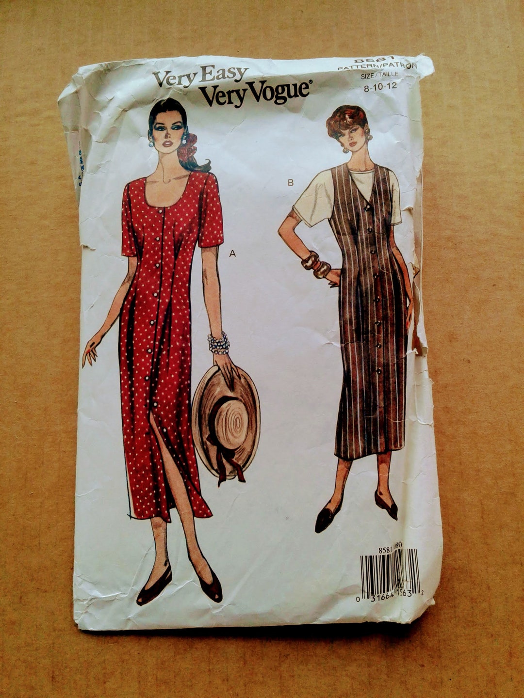 Vogue Very Easy Pattern - Etsy