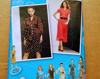 Simplicity Pattern 6206 FREE SHIP Size A 4-16 Project Runway Maxi Dress ...