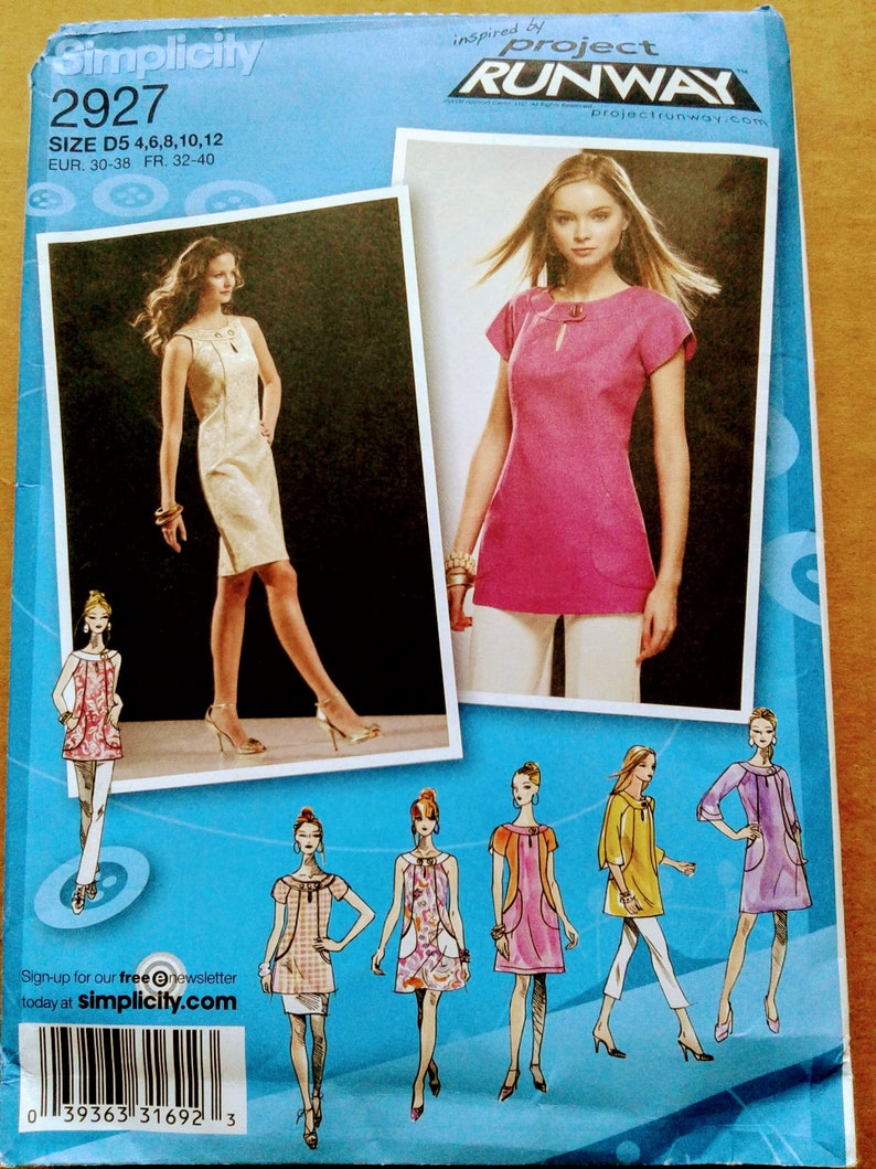 Simplicity Project Runway Pattern - Etsy