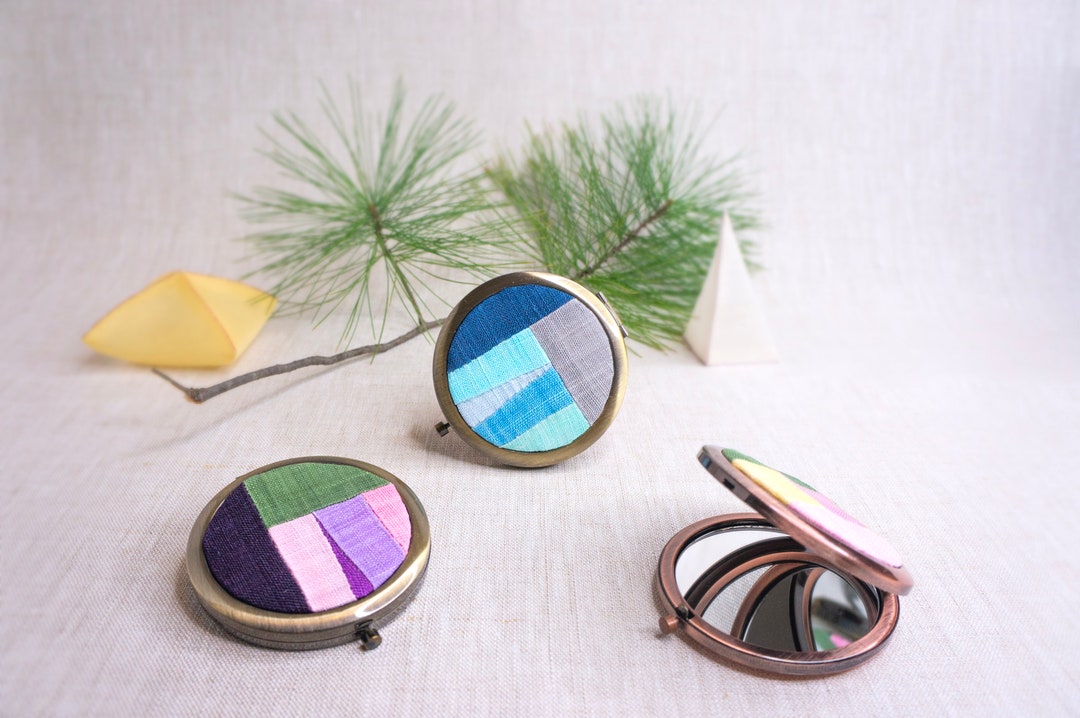 Jogak Mosi (ramie) Mirror Kit. 4 Different Finished Mirrors, DIY Craft ...