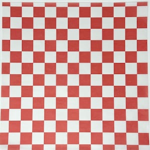 Red Checked Deli Sheets 12" X 12" Deli Paper Food Wrap Liner Nostalgic ...