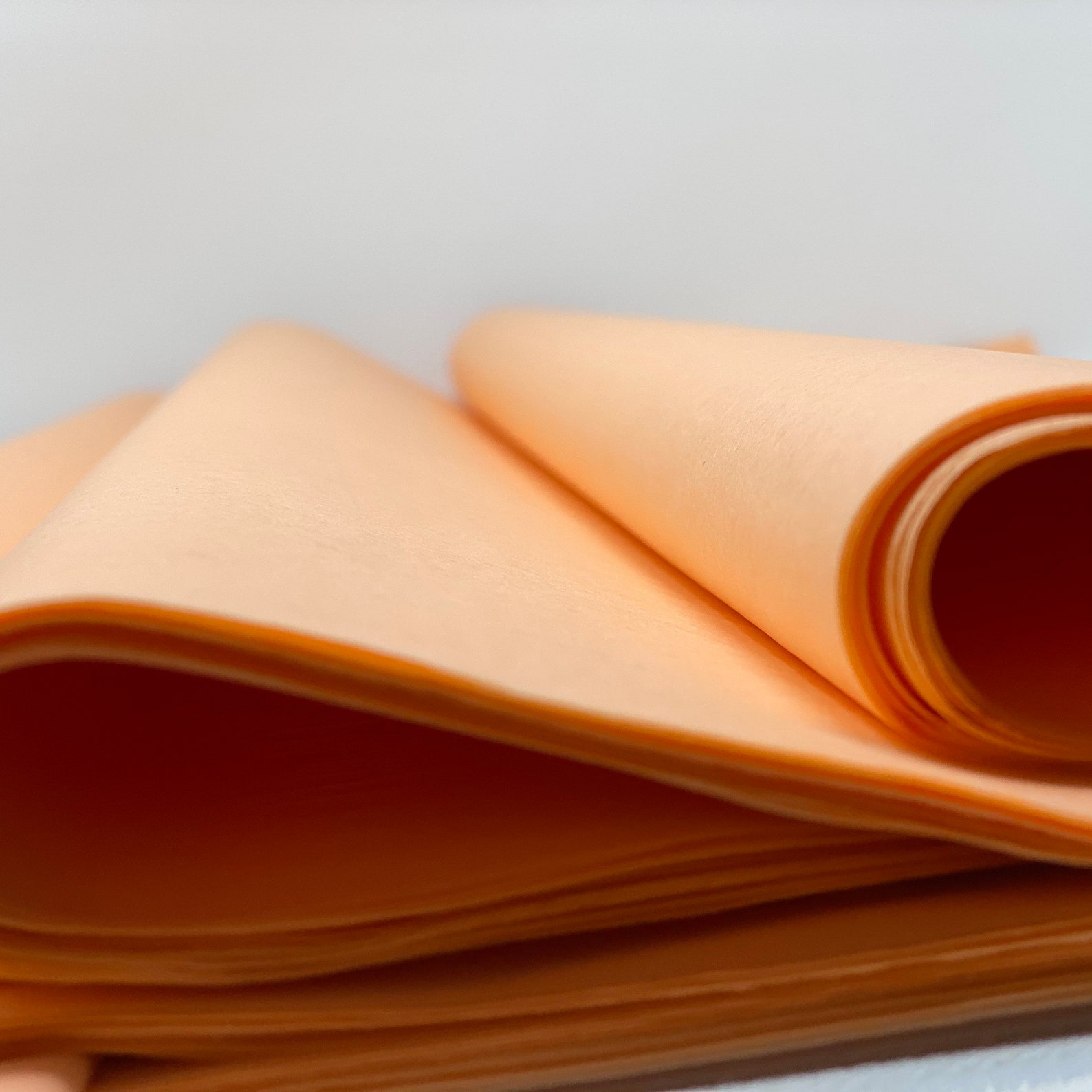 Peach Tissue Paper 10-20 Sheets 20 X 30 Matte | Etsy