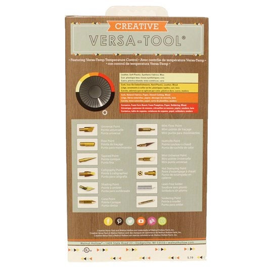 Wood Burning Hot Knife Soldering Tool Creative Versa-tool Walnut Hollow ...