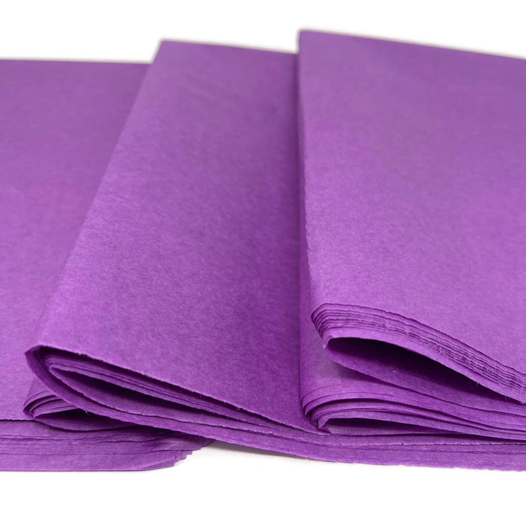 Plum Tissue Paper 10-20 Sheets 20" X 30" Matte Premium Purple Violet ...