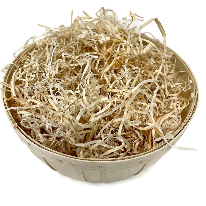 2 Oz Excelsior Aspen Natural Wide Cut Wood Wool Fiber Shavings Eco ...