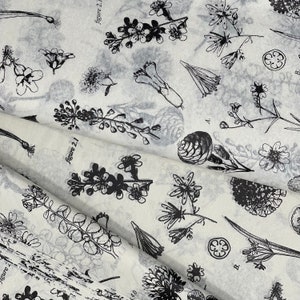 Botanical Tissue Paper 24 Sheets 20" X 30" Bulk Black/off White ...