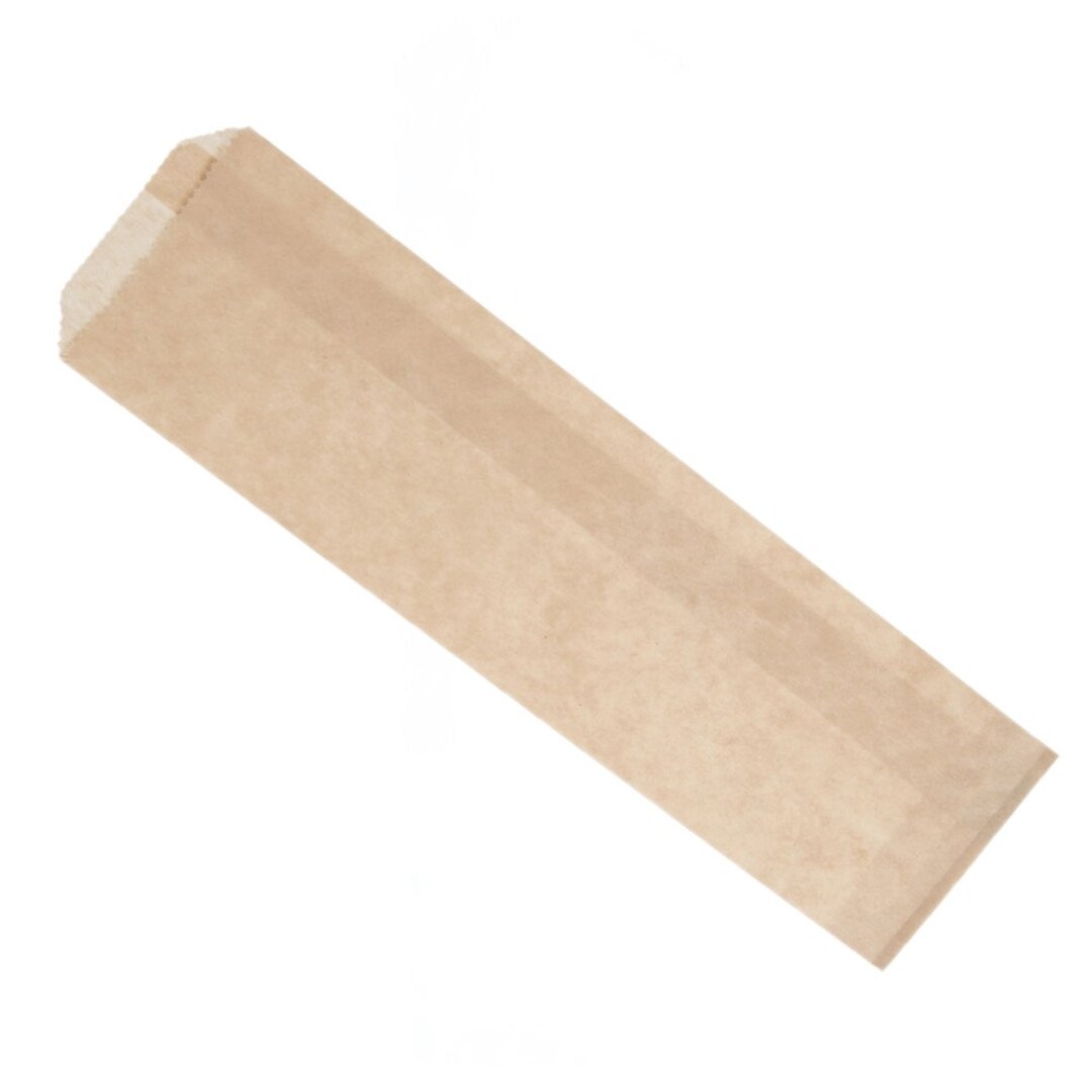 50 Kraft Silverware Bags 2.75 X 10 Paper Churro Cutlery Flatware ...