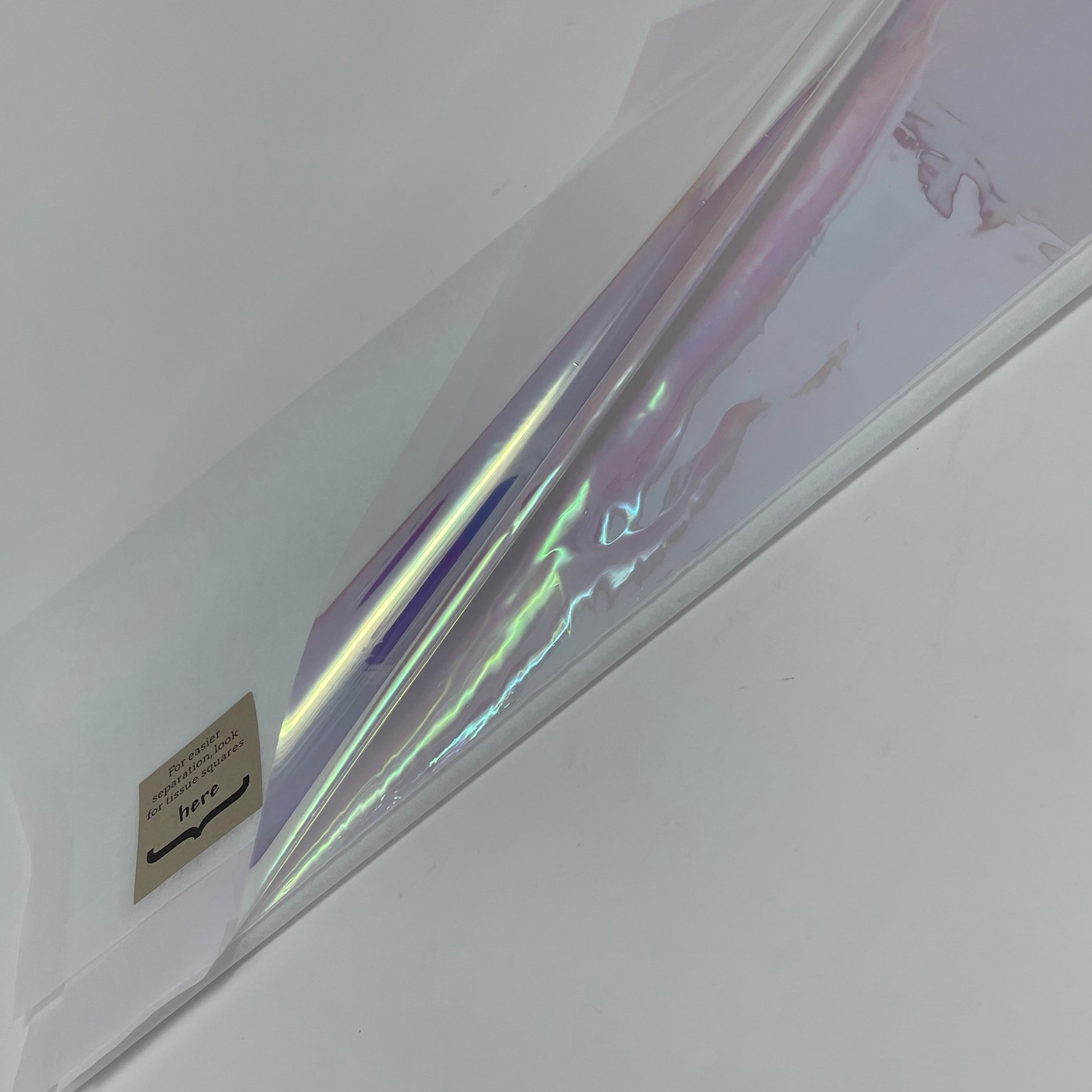 Iridescent Cello Sheets 18x30" 5ct Gift Packaging Birthday Party Decor ...