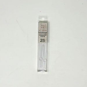 Clock Hands Clear Acrylic 2 Piece DIY Kit 30020661 - Etsy
