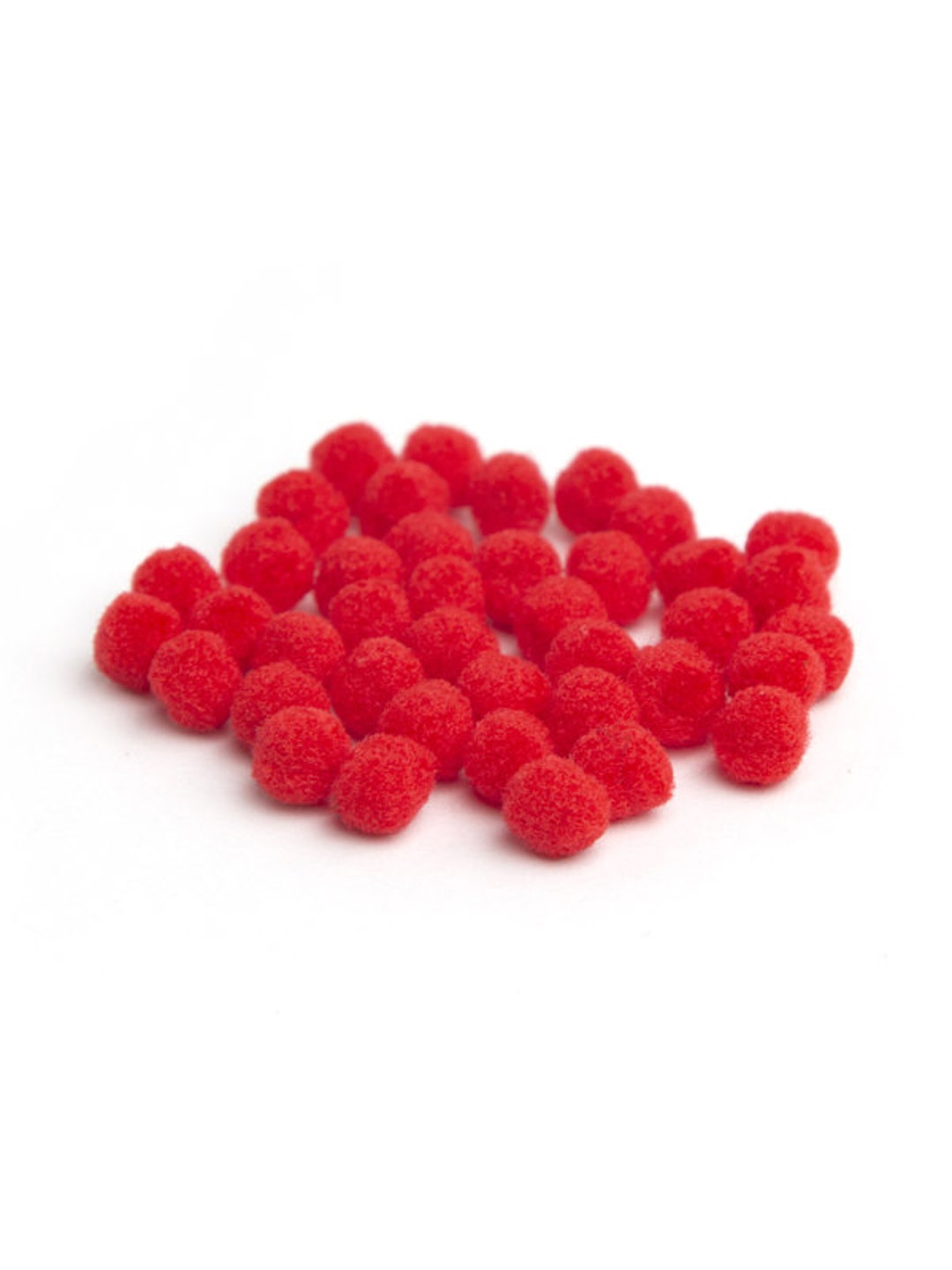 New! 1-3 Packs! Red 5mm Pom-poms, 40 Pack Kids Crafts DIY Art Card ...