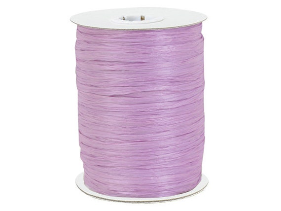 Purple raffia ribbon store