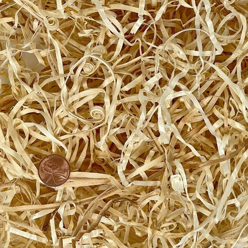 Handful of Excelsior .5oz Aspen Natural Wide Cut Wood Fibers - Etsy