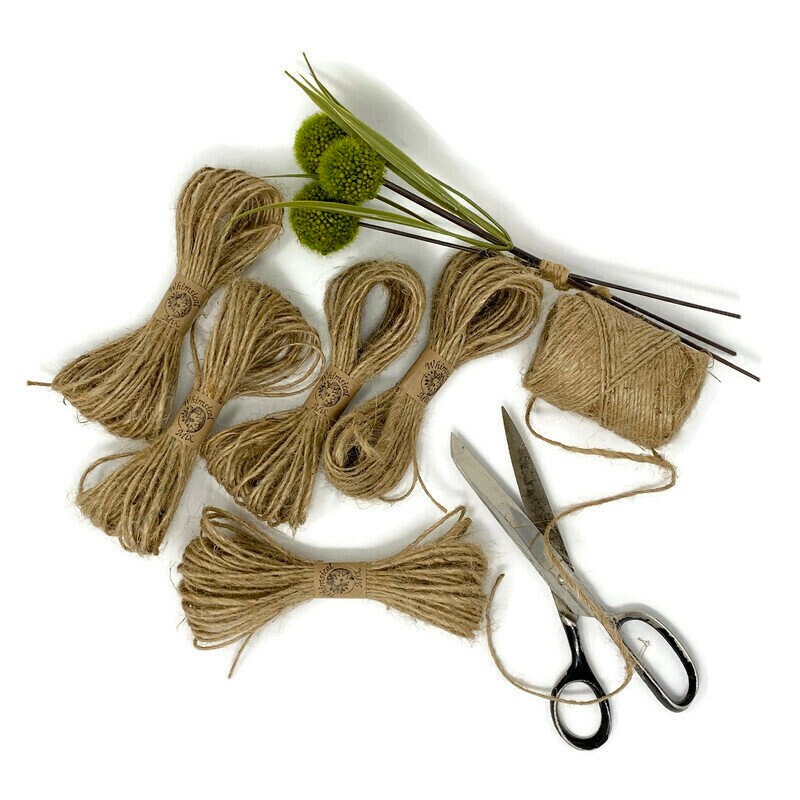 Jute Twine 1 Ply 30 Ft 1mm 10 Yds Craft Gift Wrap Macrame | Etsy